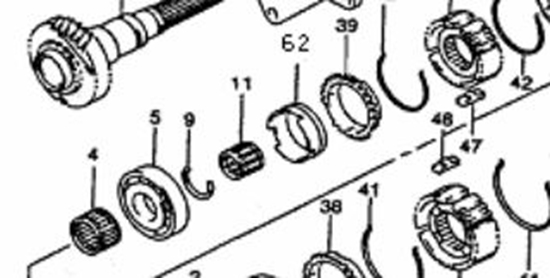 LoadHopperParts.com - DFSK Parts Limited. Gearbox Input Shaft Needle ...