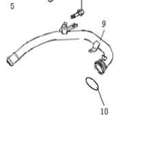 dfskparts.com - DFSK Parts Limited. Water pump Metal Inlet Pipe "O" Ring